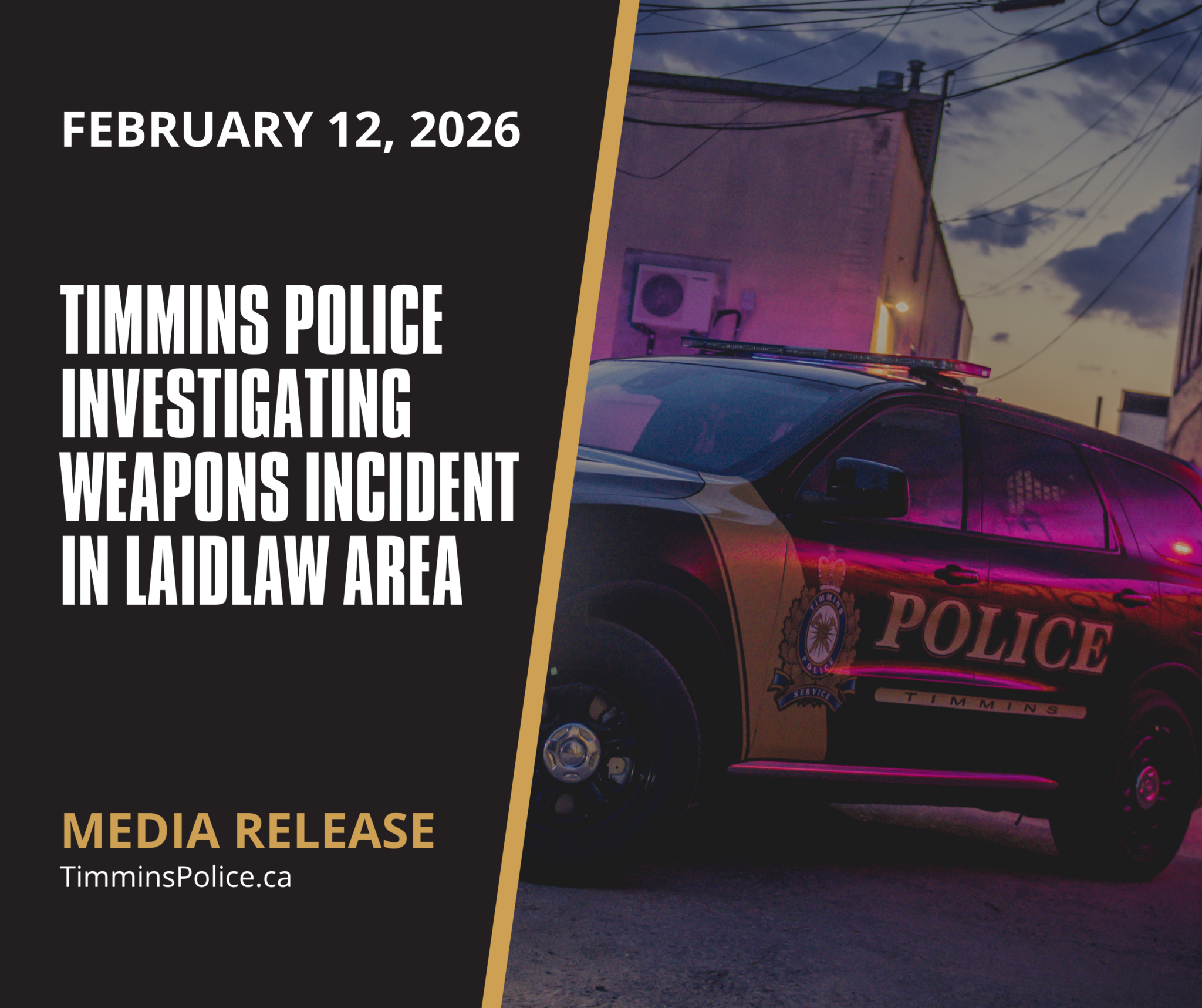 News Room | Timmins Police Service